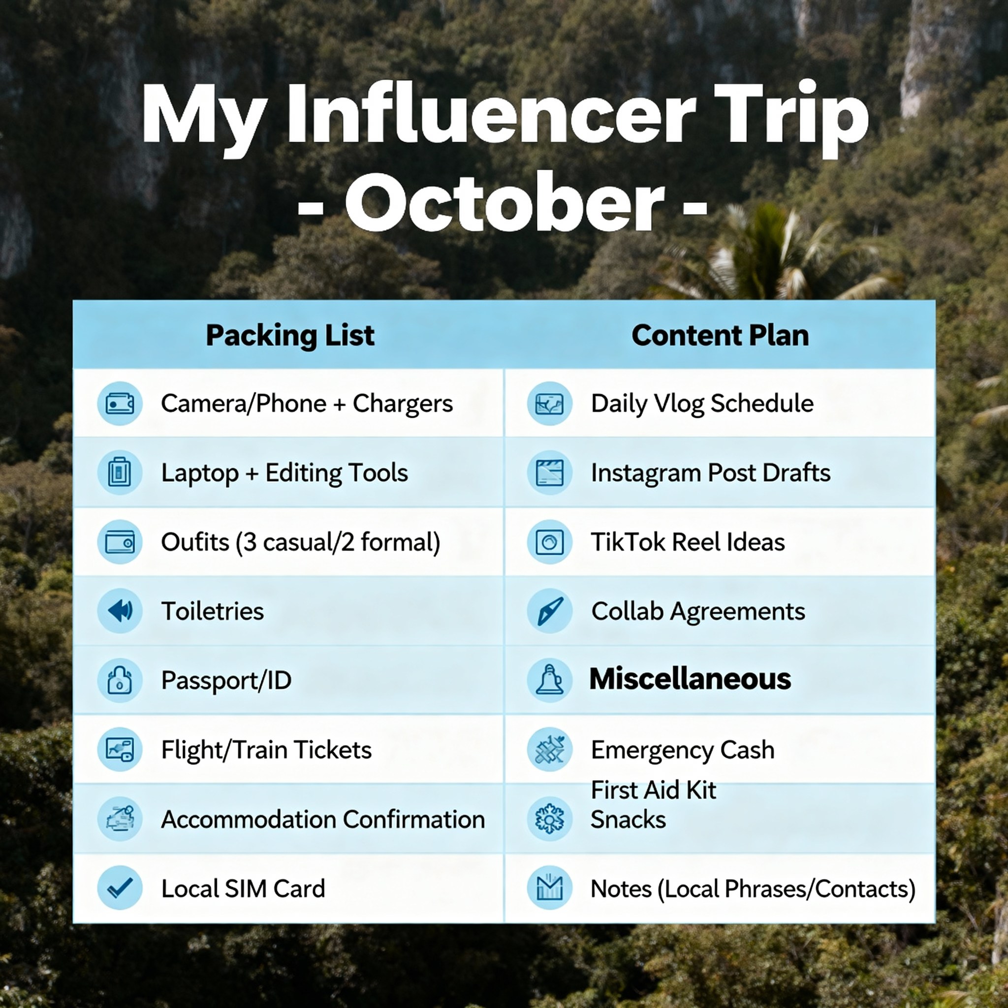 Influencer Group Trips: Checklist to Success – SquadTrip